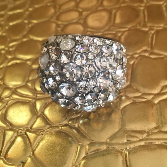 Jewelry | Vintage Faux Diamond Outrageous Dome Ring | Poshmark